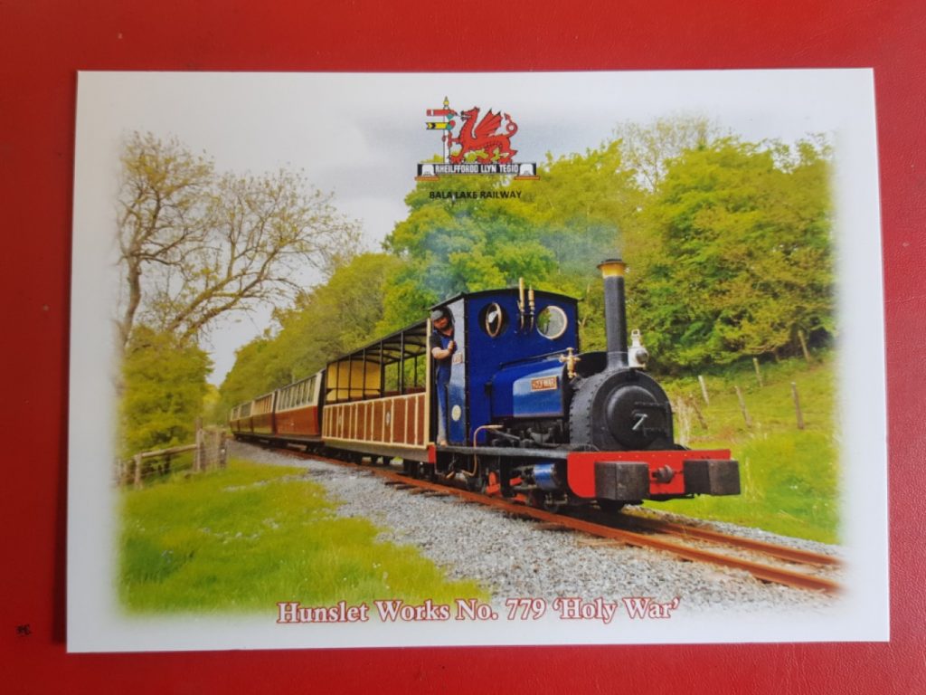Holy War Postcard – Bala Lake Railway