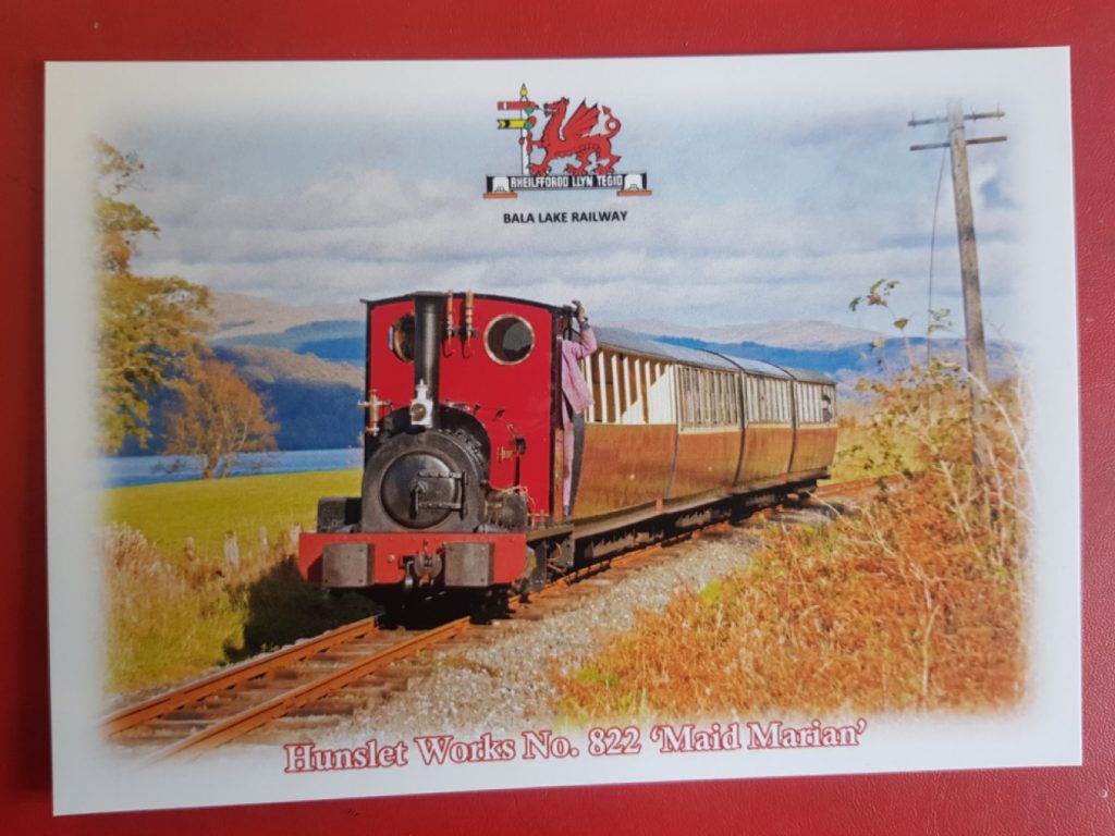 Maid Marian Postcard – Bala Lake Railway